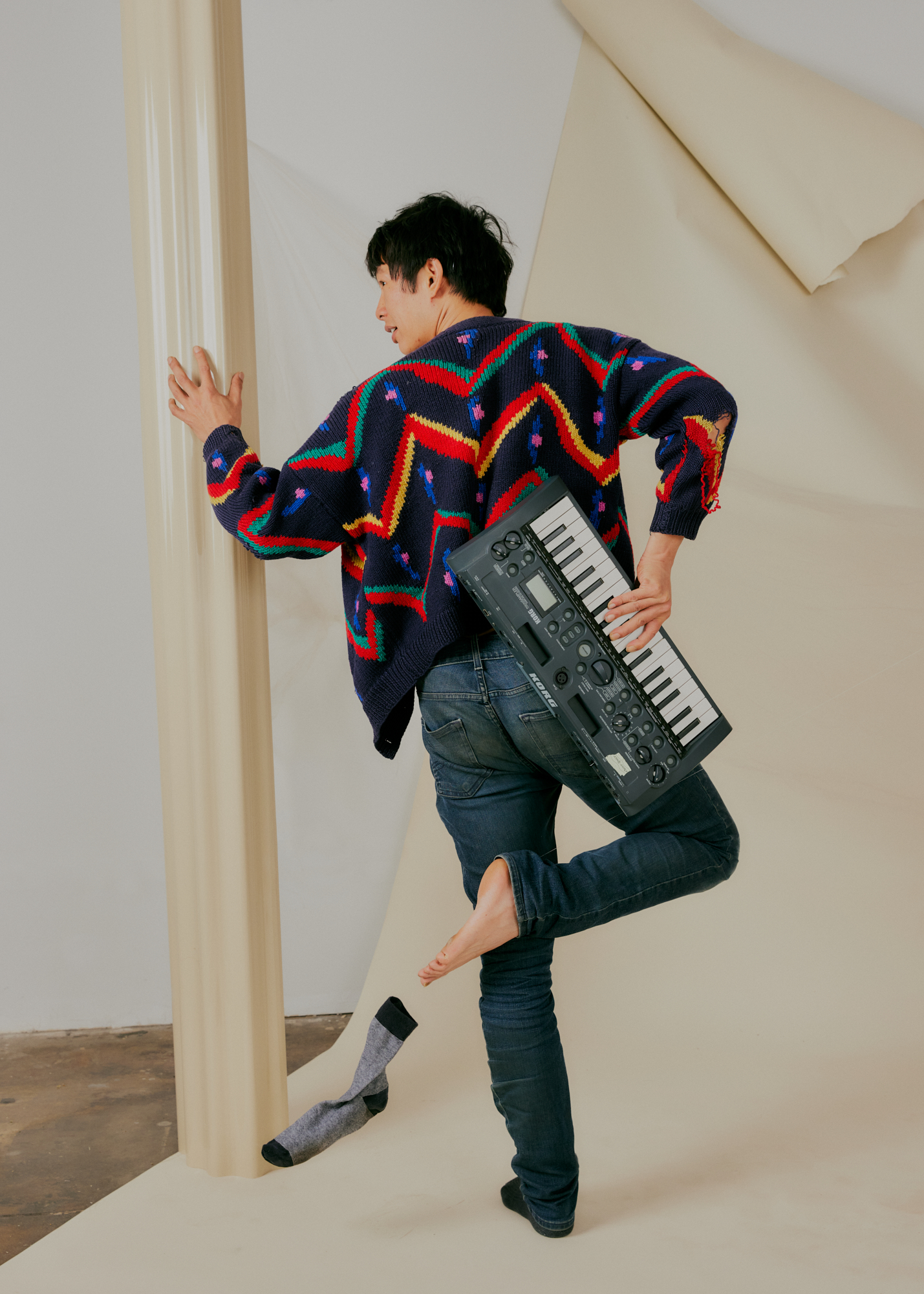 Dustin-Keyboard-Sock-Kick-by-Jennelle-Fong | a closer listen
